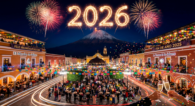 Celebraciones de fin de año 2025 y año nuevo 2026 en Atlixco Pueblo ...
